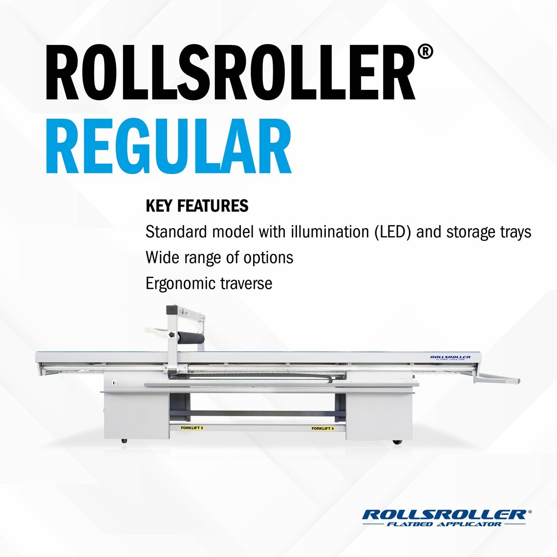 The Original Flatbed Applicator for Sign Making - ROLLSROLLER