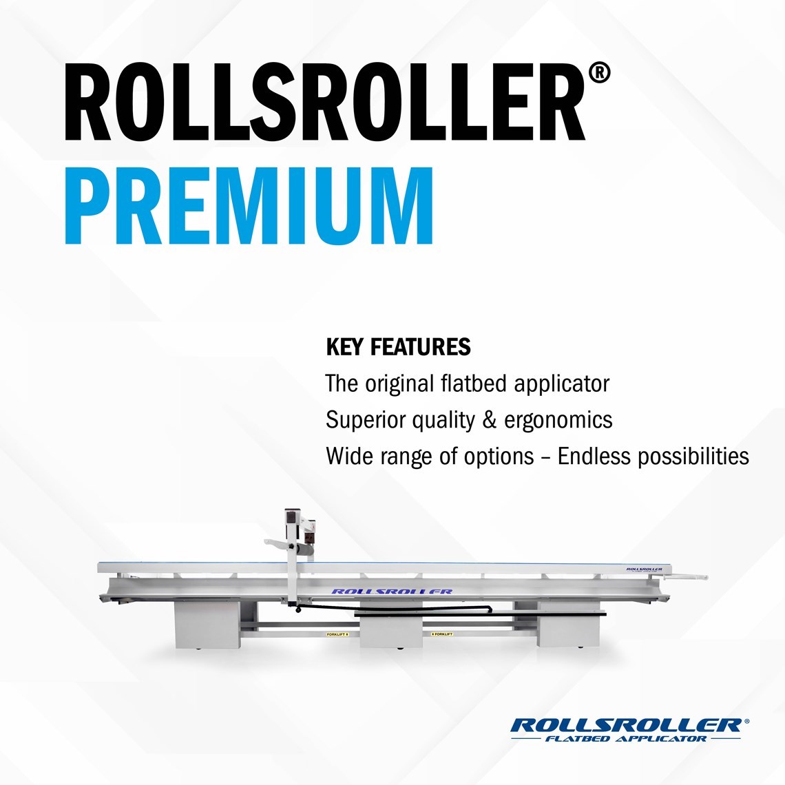 The Original Flatbed Applicator for Sign Making - ROLLSROLLER